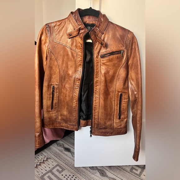 lorenzo Firenze | Jackets & Coats | Lorenzo Firenze Real Leather Jacket ...